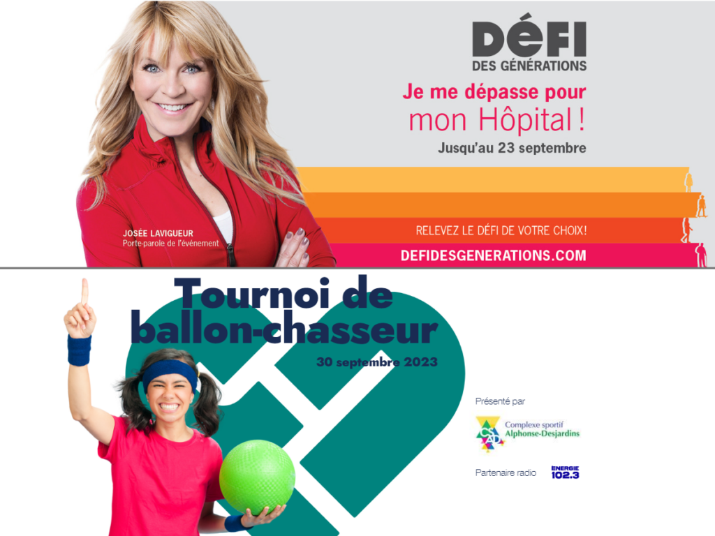 Défi des générations et Tournoi de ballon-chasseur 2023 - Fondation ...